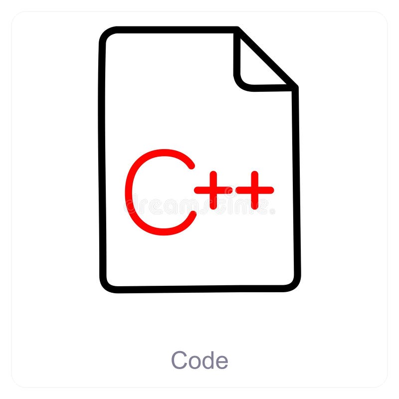 Code and Binary Icon Concept Stock Vector - Illustration of code, binary: 338152596