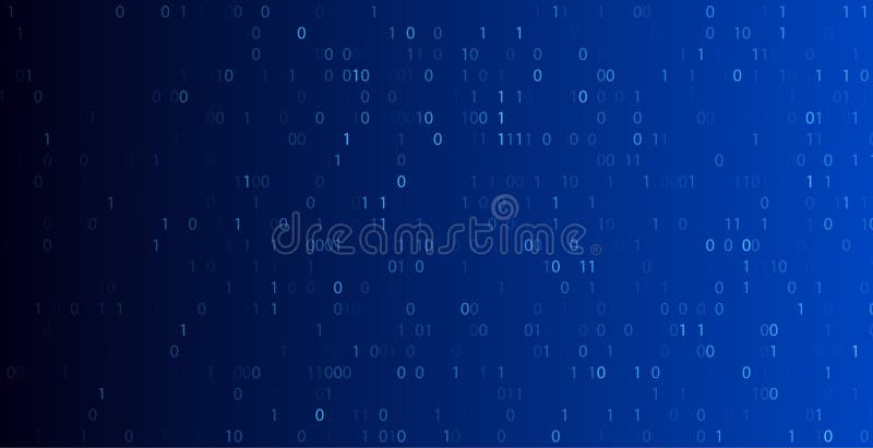 Binary Matrix Code on the Screen. Numbers of the Computer Matrix. the Concept of Coding,circuit ...