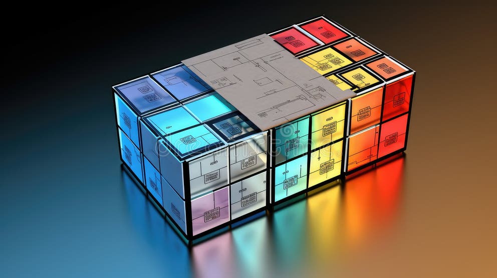 Code box model stock illustration. Illustration of padding - 375790211