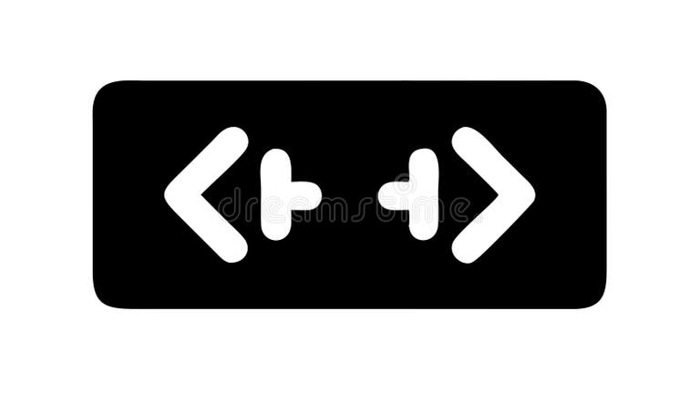 Code Brackets HTML Tags Icon for Web Development, Vector Design Generative AI Stock Vector ...