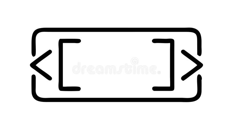 Code Brackets Icon for Programming or Technical Concepts, Vector Design Generative AI Stock ...
