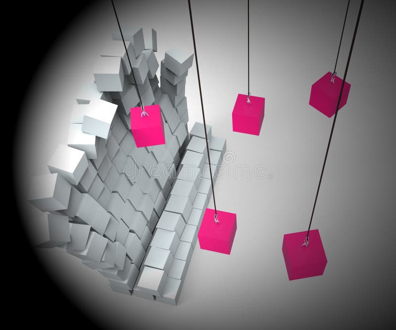 Code Breaker Decoded Data Hack 3d Rendering Stock Illustration ...