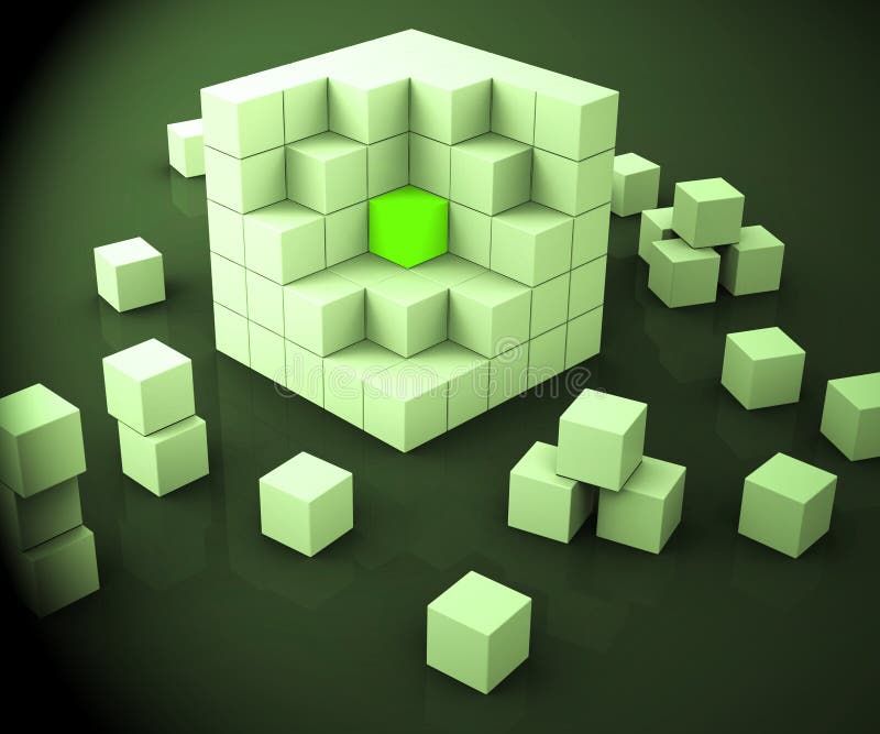 Code Breaker Decoded Data Hack 3d Rendering Stock Illustration ...