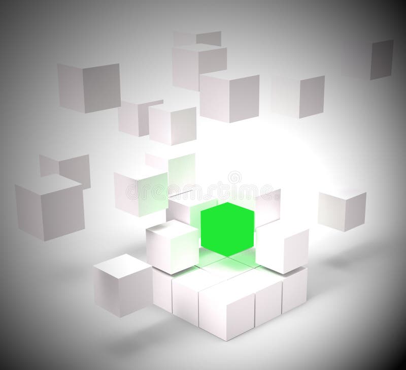 Code Breaker Decoded Data Hack 3d Rendering Stock Illustration ...