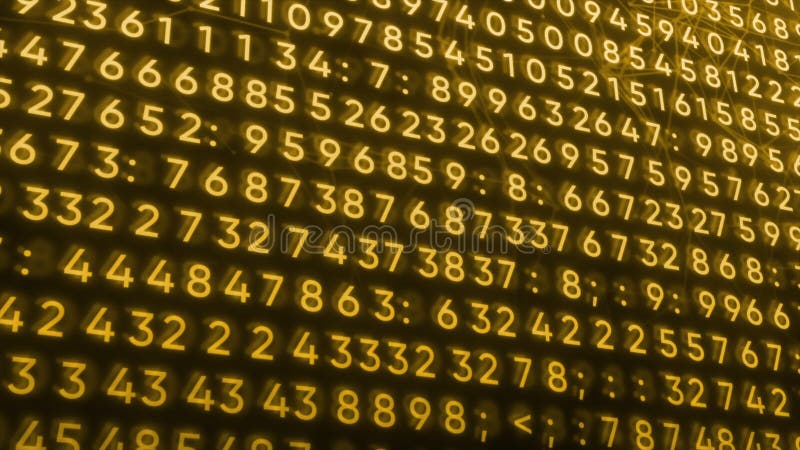 Code of Changing Numbers, Concept of Digital World and Matrix Effect ...