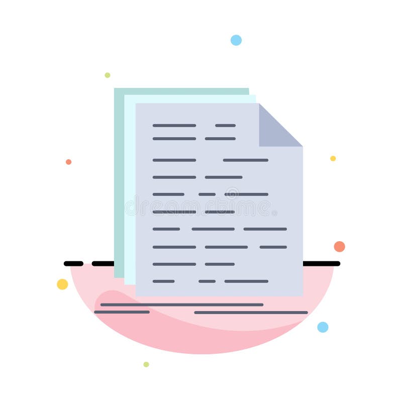 Code, Coding, Doc, Programming, Script Flat Color Icon Vector Stock ... Code, Coding, Doc, Programming, Script Flat Color Icon Vector Stock ...
