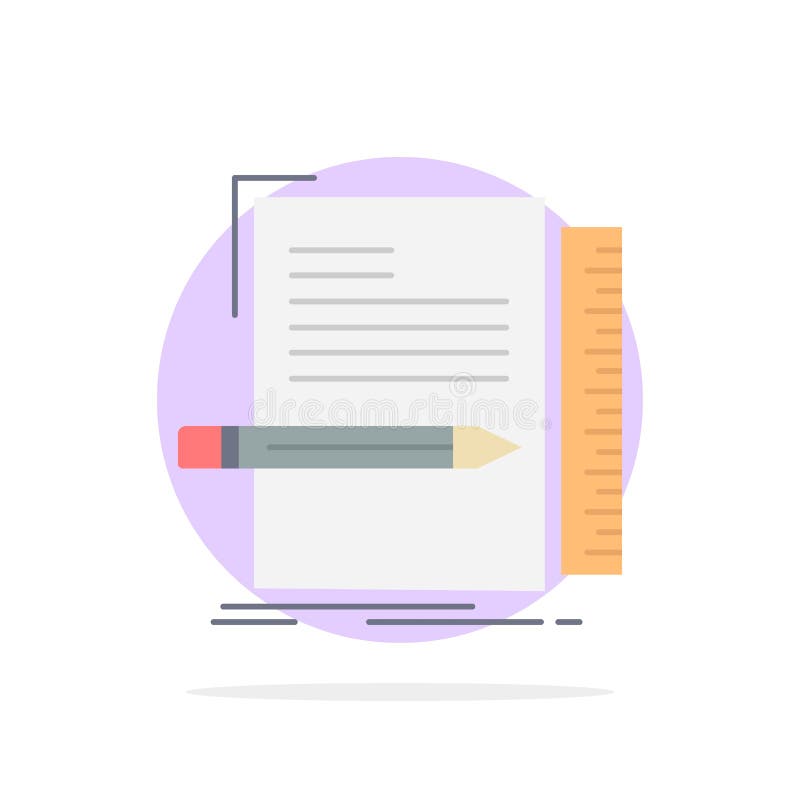 Code Coding File Programming Script Flat Color Icon Vector Stock Vector Illustration Of