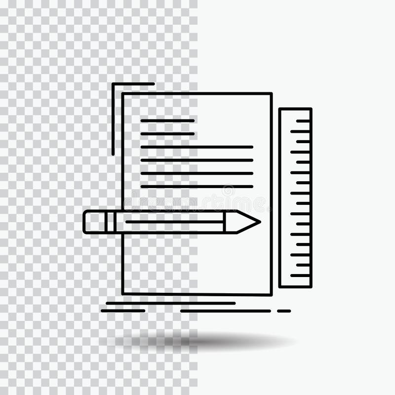 Code, Coding, File, Programming, Script Line Icon on Transparent Background. Black Icon Vector ...