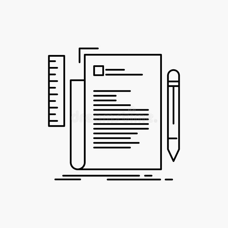 Code Coding File Programming Script Line Icon Vector Isolated Illustration Stock Vector