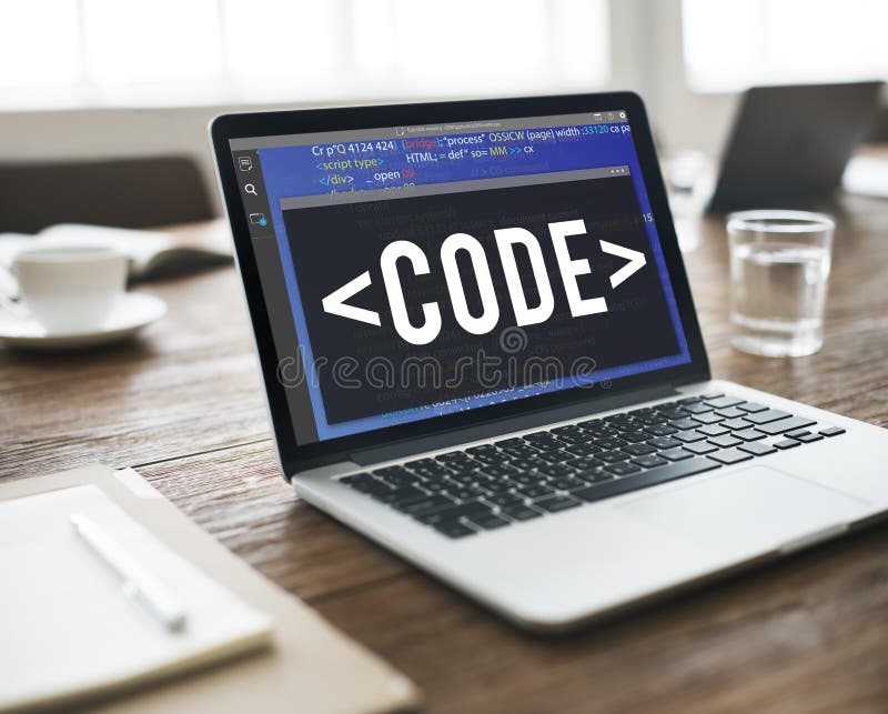 Code Coding Programming Technology Technical Concept Stock Image - Image of connection ...