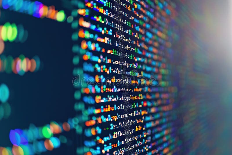 Code on Computer Screen Displaying Software Development Stock Photo ... Code on Computer Screen Displaying Software Development Stock Photo ...