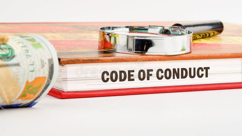 Code of Conduct Symbol. Business and Code of Conduct Concept. Copy ...