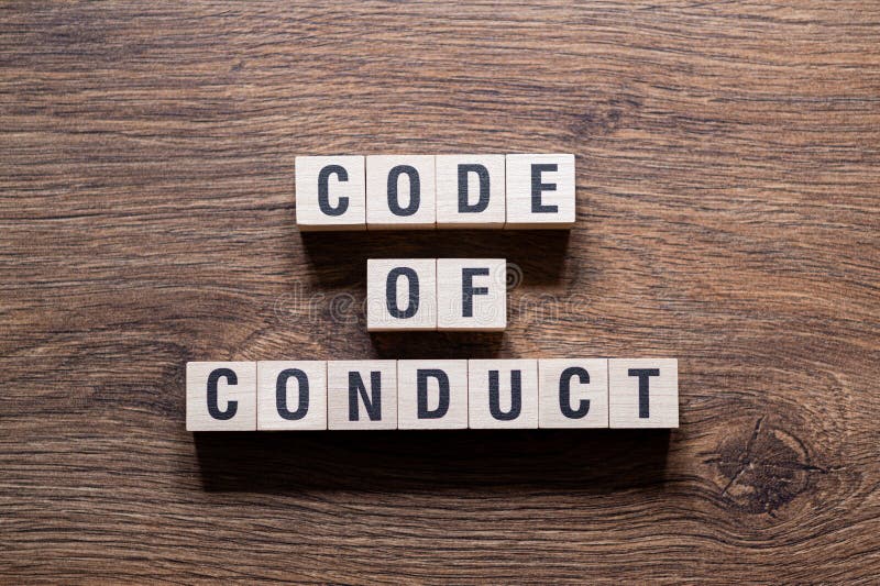 Code of Conduct - Word Concept on Building Blocks, Text Stock Photo ... Code of Conduct - Word Concept on Building Blocks, Text Stock Photo ...