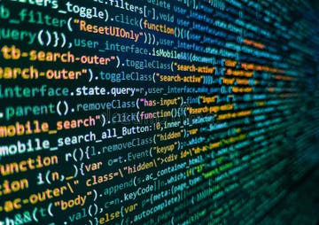 Code on Dark Background. Python Programming Developer Code. Programmer Working in a Software ...