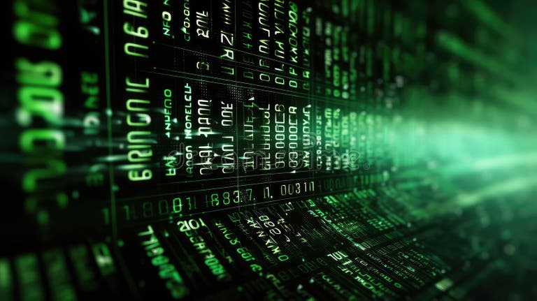 Code data symbol stock illustration. Illustration of computation ...