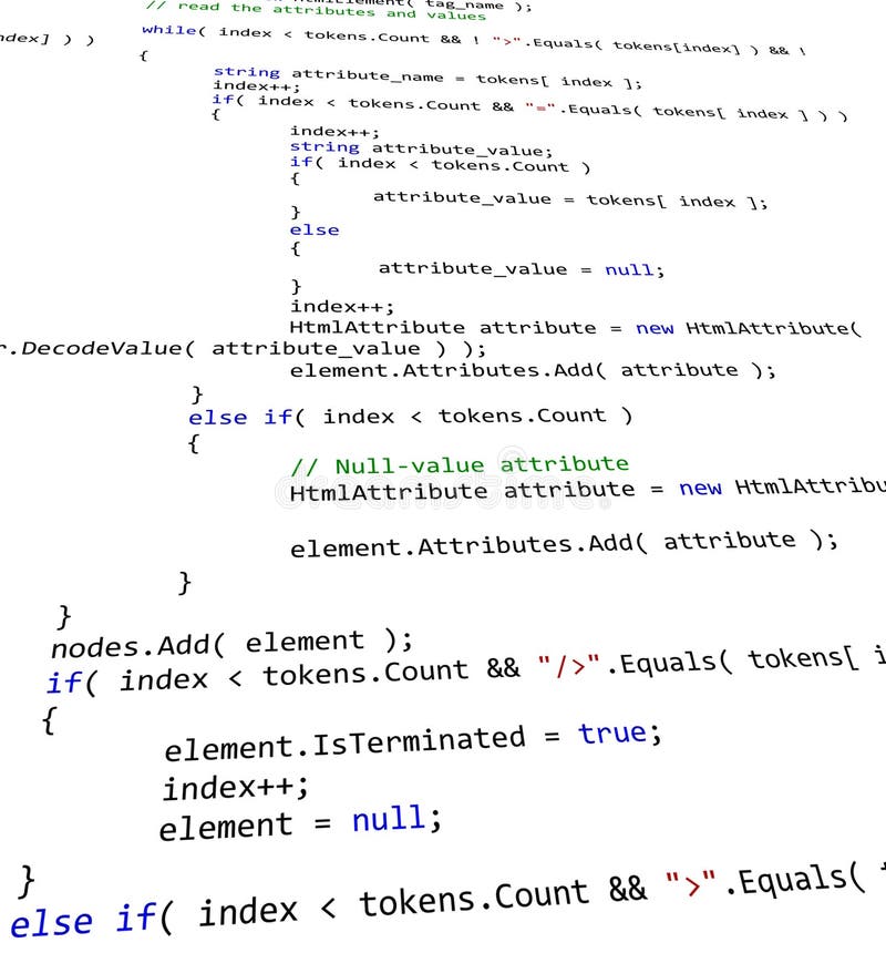 Code De Programmation Logicielle Illustration Stock - Illustration of ...