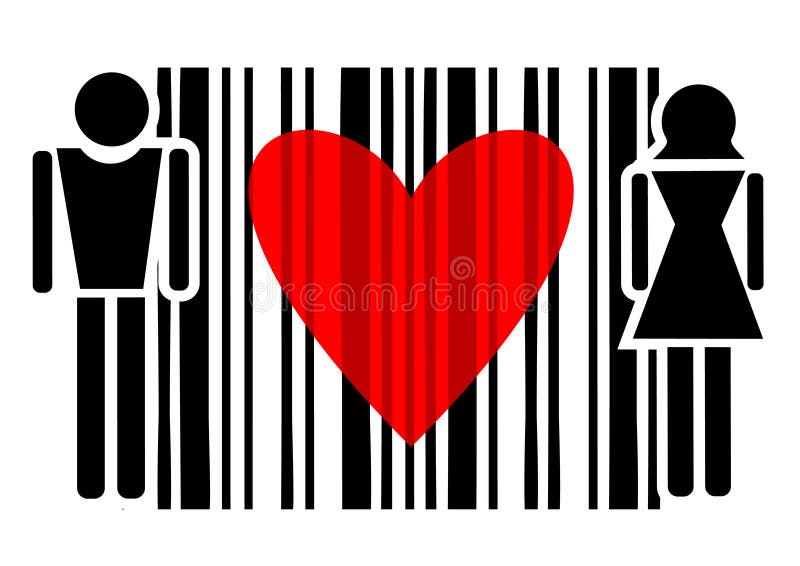 Code de passion illustration de vecteur. Illustration of étiquette ...