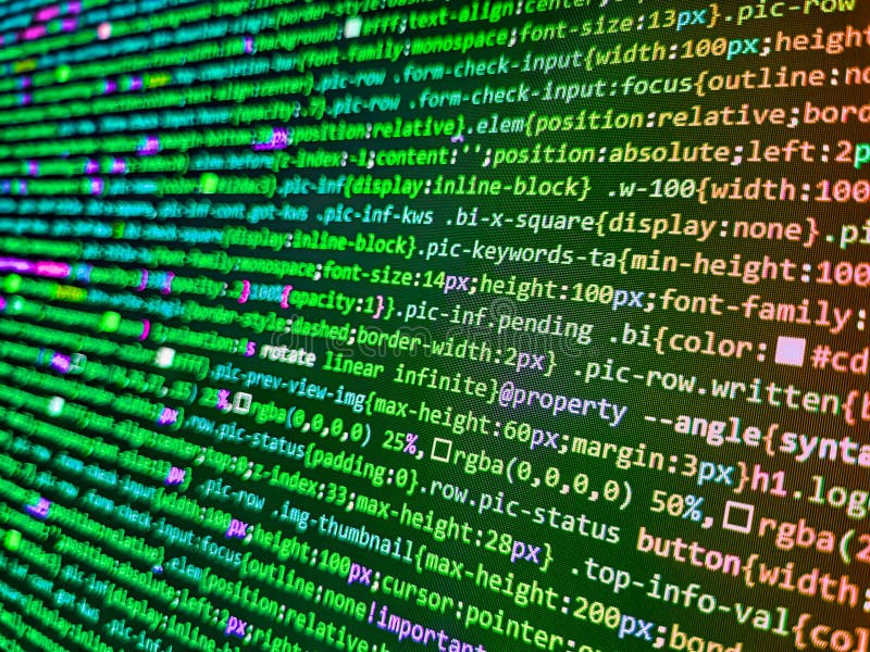 Code De Site Web Sur Ordinateur M. Code De Programmation Sur écran D'ordinateur. Code Javascript ...