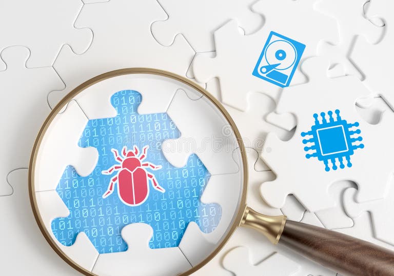 Code Debugging stock illustration. Illustration of game - 90499364