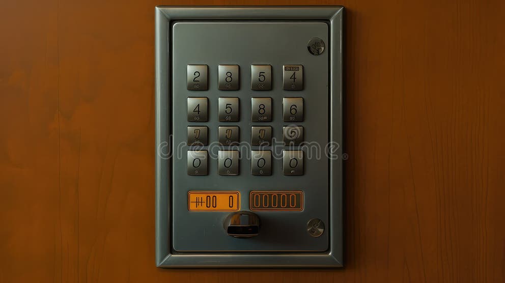 Code door keypad stock illustration. Illustration of resistant - 370464955