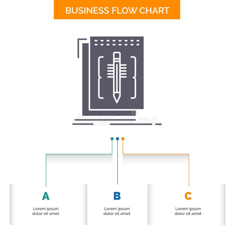 Code, Edit, Editor, Language, Program Business Flow Chart Design with 3 ...