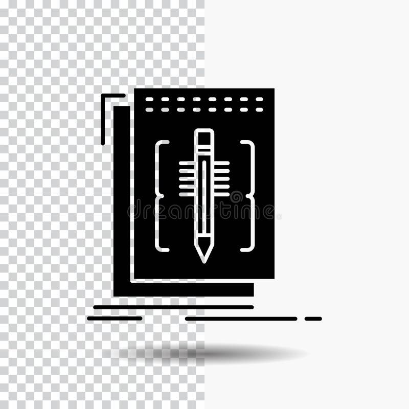 Code, Edit, Editor, Language, Program Glyph Icon on Transparent Background. Black Icon Stock ...