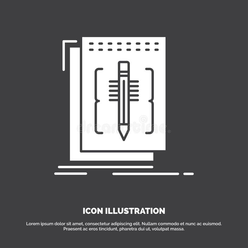 Code, Edit, Editor, Language, Program Icon. Glyph Vector Symbol for UI and UX, Website or Mobile ...