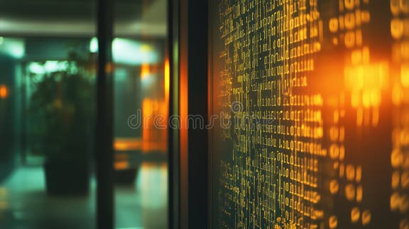 Code Encryption Data Protection Stock Illustration - Illustration of ...