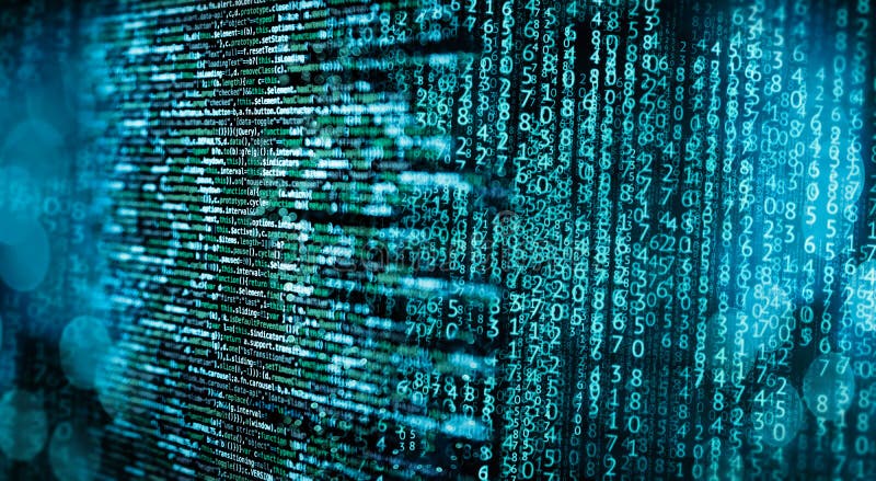 Code Et Matrice De Programmation Illustration Stock - Illustration du ...