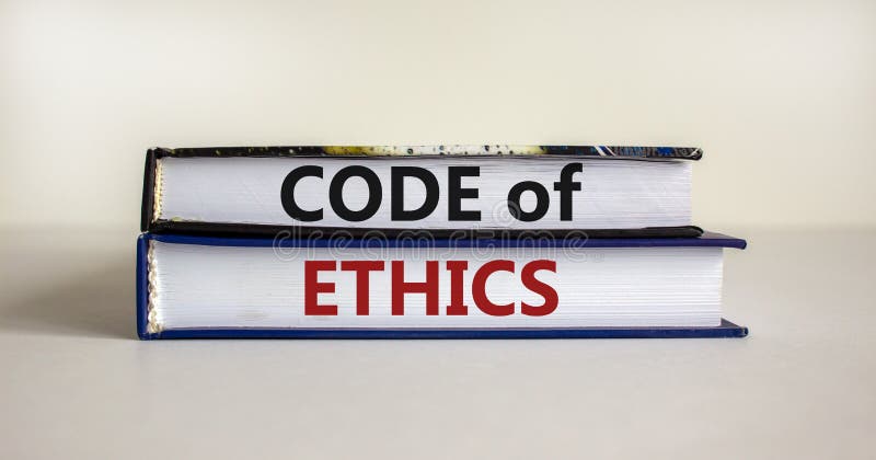 Code of Ethics Symbol. Concept Words `Code of Ethics` on Wooden Blocks ...