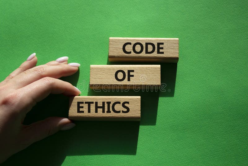 Code of Ethics Symbol. Concept Words Code of Ethics on Wooden Blocks ... Code of Ethics Symbol. Concept Words Code of Ethics on Wooden Blocks ...