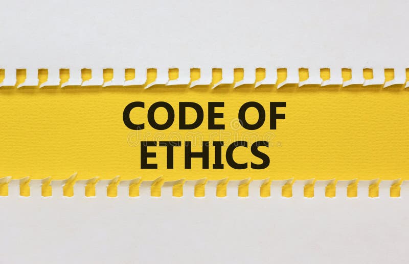 Code of Ethics Symbol. Concept Words `Code of Ethics` on Wooden Blocks ...