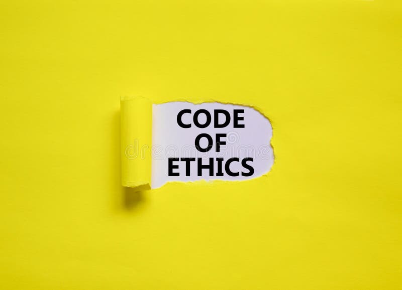Code of Ethics Symbol. Concept Words `Code of Ethics` on Wooden Blocks ...