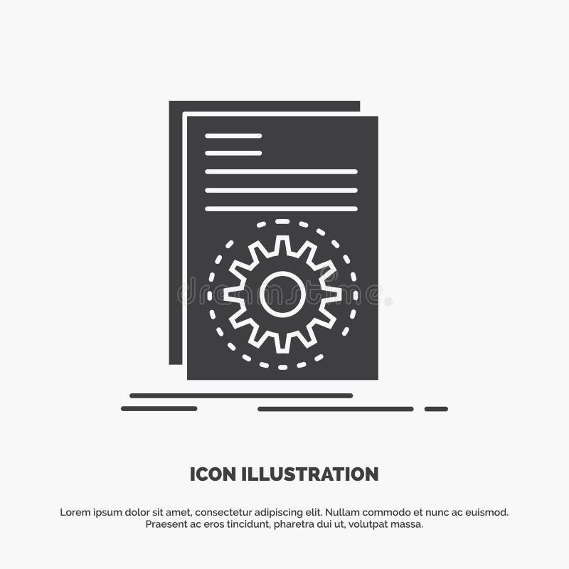 Code Executable File Running Script Icon In Thin Regular And Bold Line Style Vector