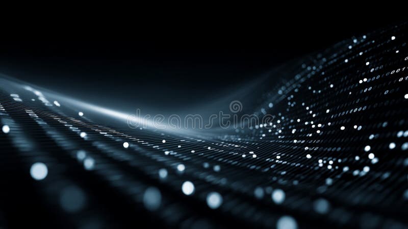 Code Fade: Minimalist Tech Aesthetic. Generative AI Stock Illustration ...