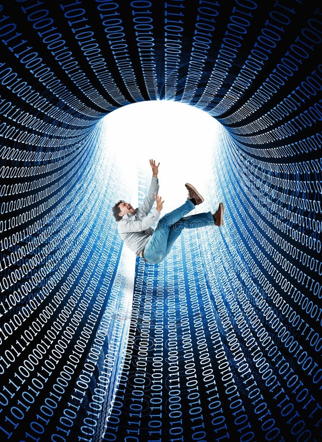 Code fail stock photo. Image of deep, file, tunnell, binary - 48660164