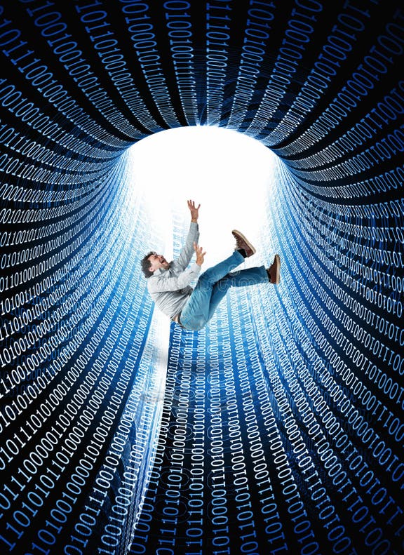 Code fail stock photo. Image of deep, file, tunnell, binary - 48660164