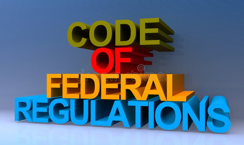 Code Federal Regulations Stock Illustrations – 48 Code Federal ...