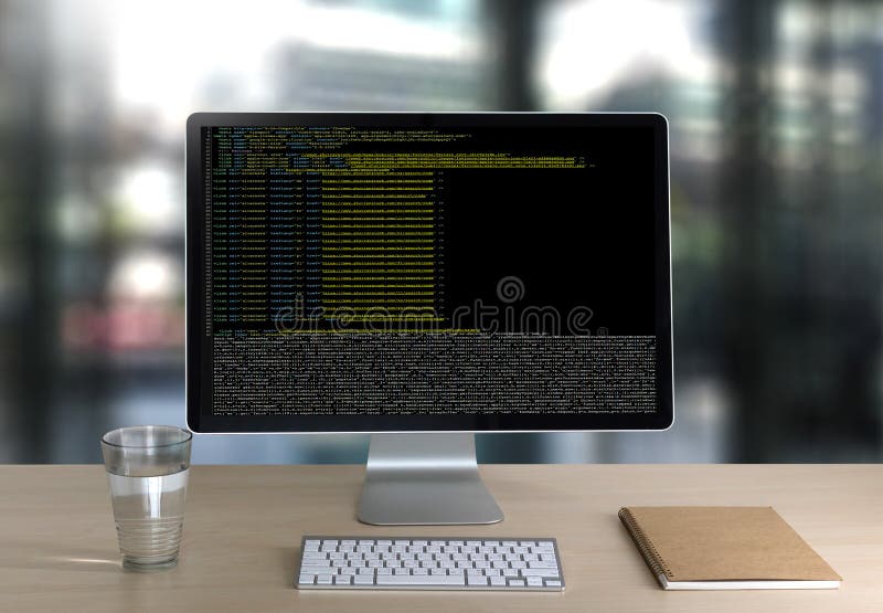 Code Focus On Programming Code Coding Php Html Coding Cyberspac Stock