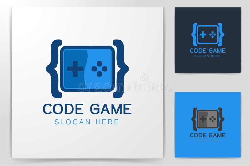 Code Game Logo Designs Inspiration, Vector Illustration Stock Vector ...
