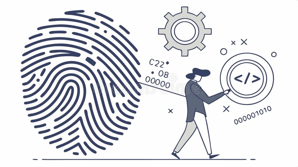 Code Gear Fingerprint, Tech Identity, Programming Mechanism, Code ...