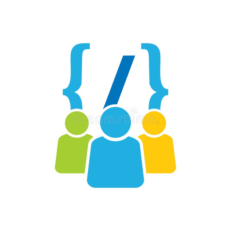 Code Group Logo Icon Design Stock Vector - Illustration of concept ...