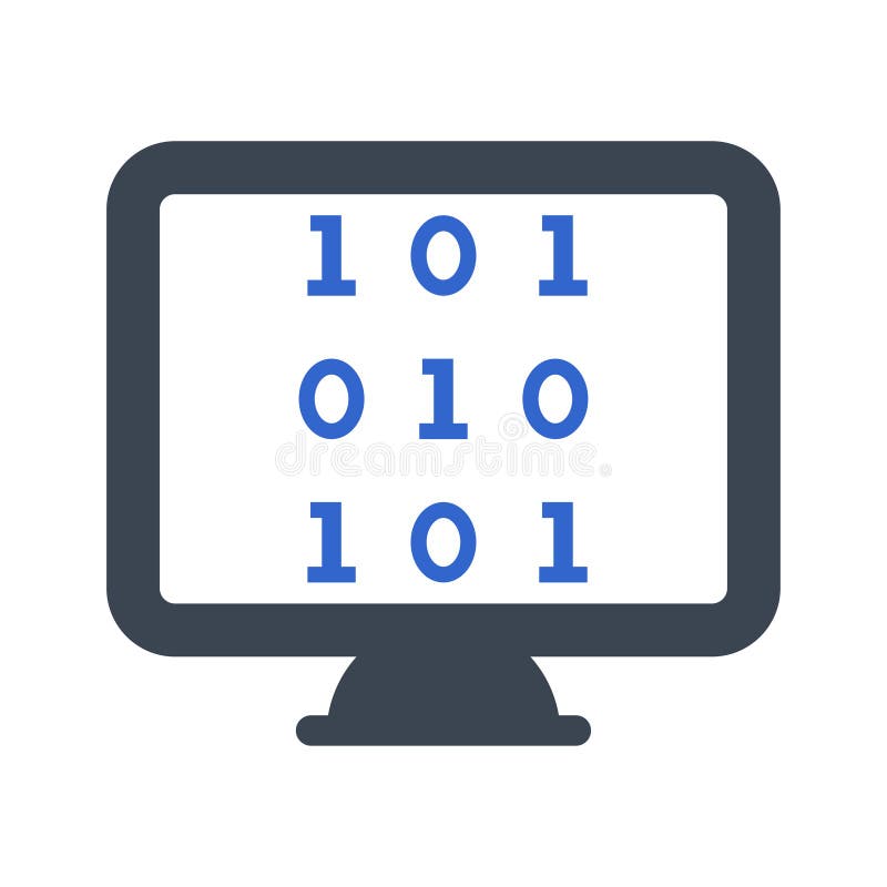 Code Hacking Icon stock vector. Illustration of vector - 196719966