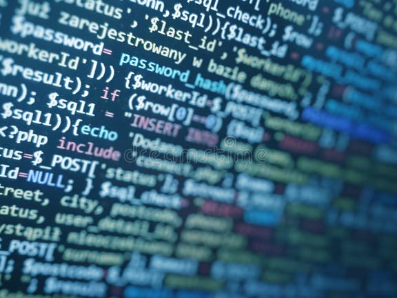 Code, HTML, PHP-Webprogrammierung, Quellcode Stockfoto - Bild von ...