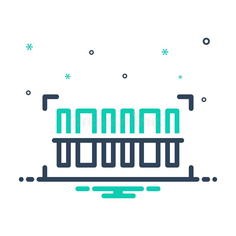 Mix Icon for Code, Barcode and Scanner Stock Vector - Illustration of ...