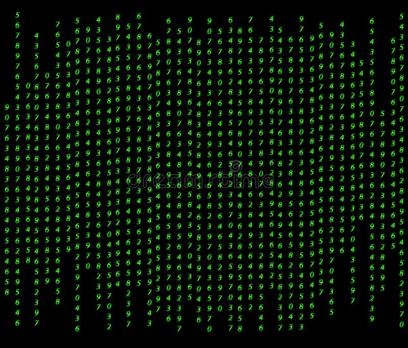 Code informatique abstrait illustration stock. Illustration du ...