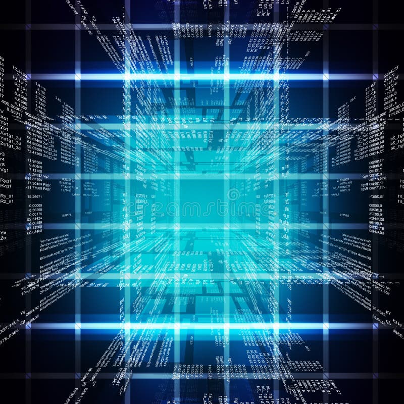 Code Informatique Bleu Binaire Photo stock - Image du dessin, intrus ...