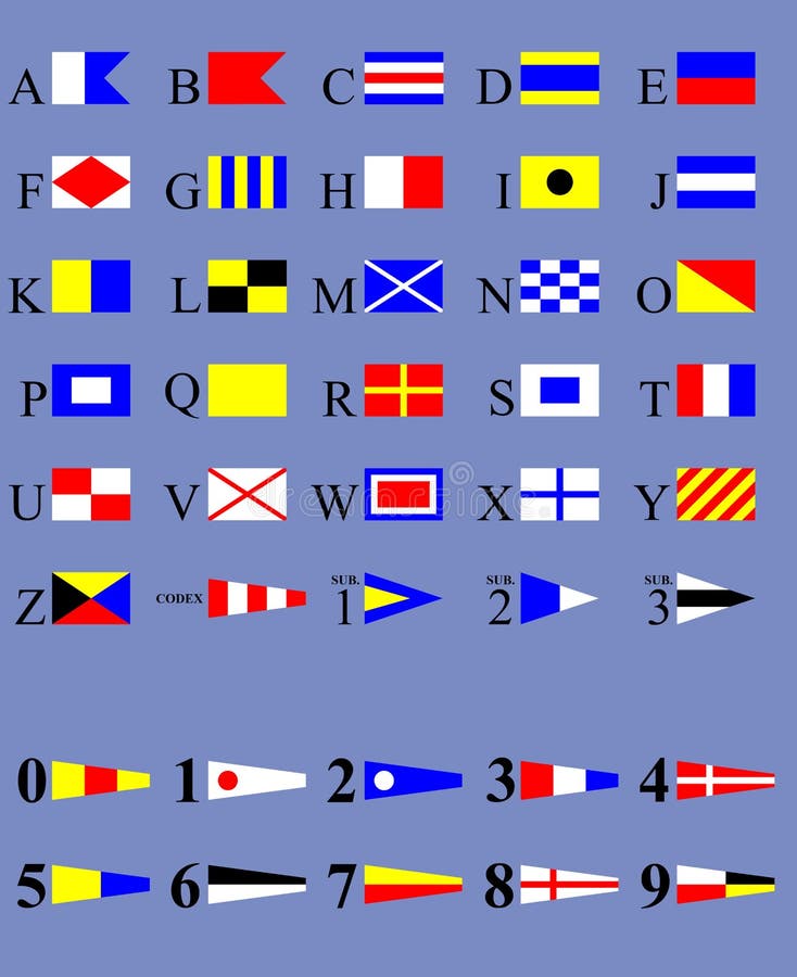 Code International Des Signaux Illustration Stock - Illustration du ...