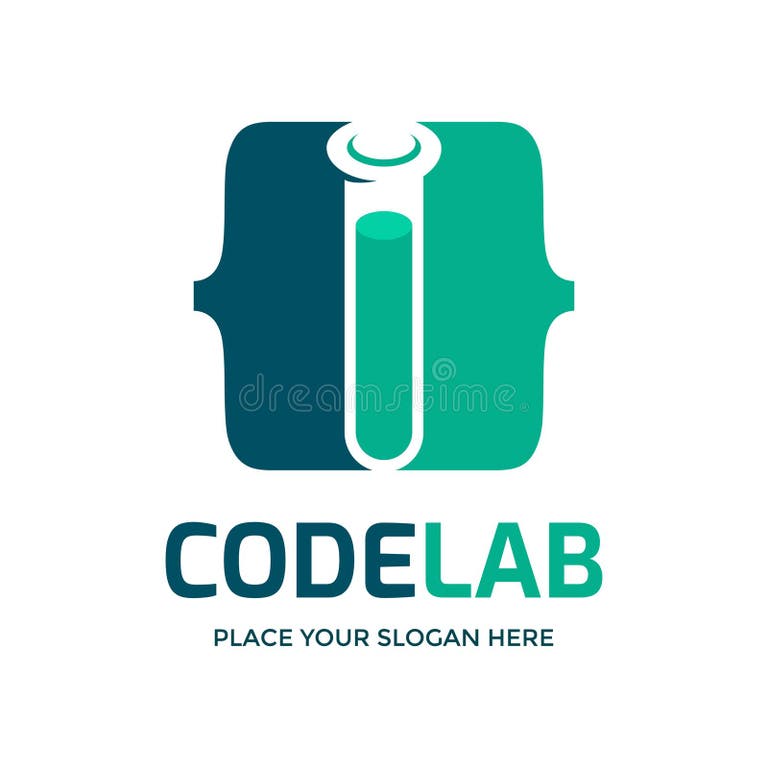 Code Lab Logo Vector stock vector. Illustration of application - 263436686