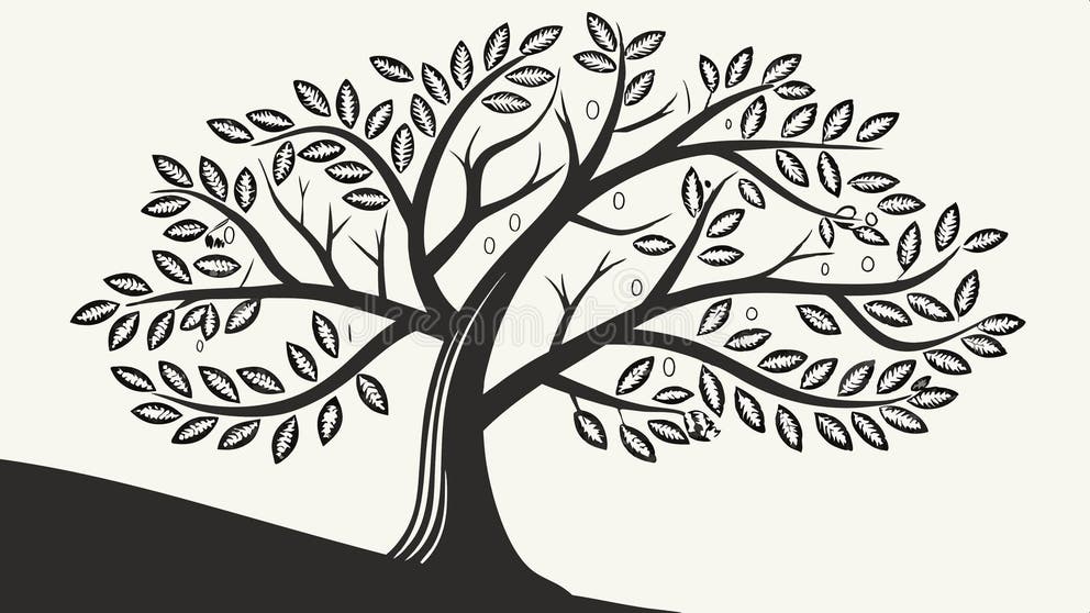 Code Leaf Tree: Digital Nature and Programming Growth. #codeleaf #digitalnature Vector Design ...